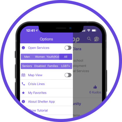 Homeless Resources - Shelter App